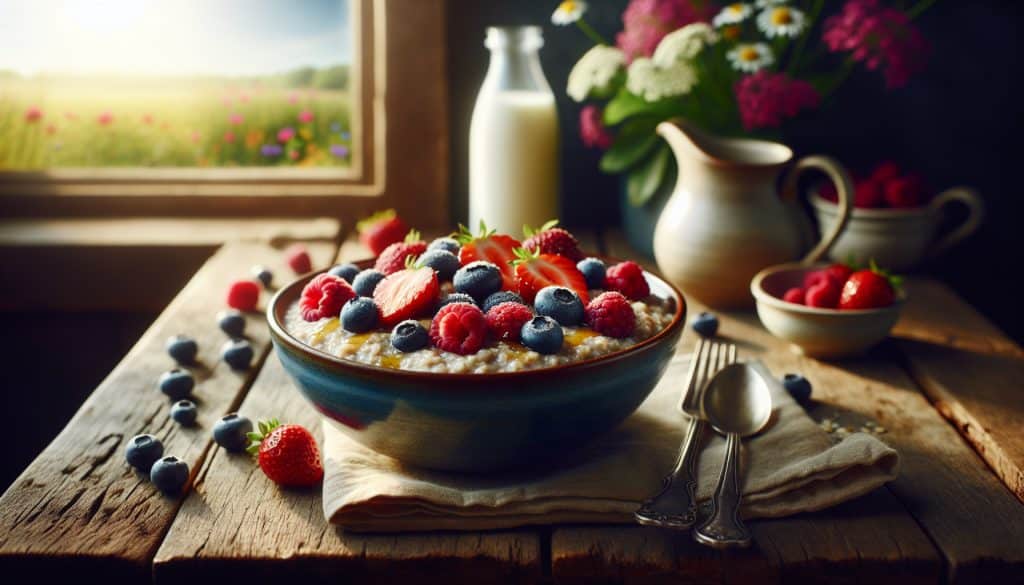 Avena con FRUTOS ROJOS: Receta FÁCIL y DELICIOSA