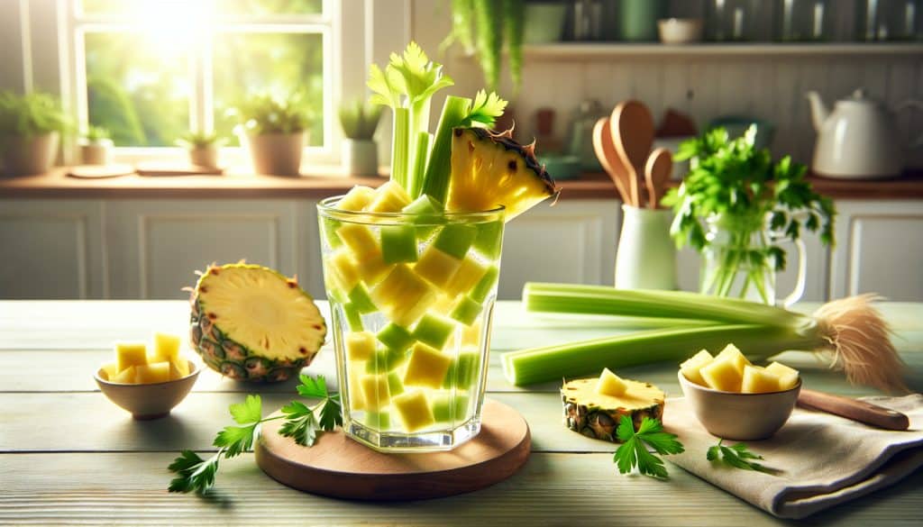 Agua de piña con apio: RECETA y BENEFICIOS DELICIOSOS